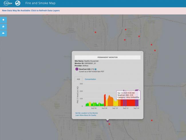 Smoke hanging on over our area; Air Quality Index Very Unhealthy ...
